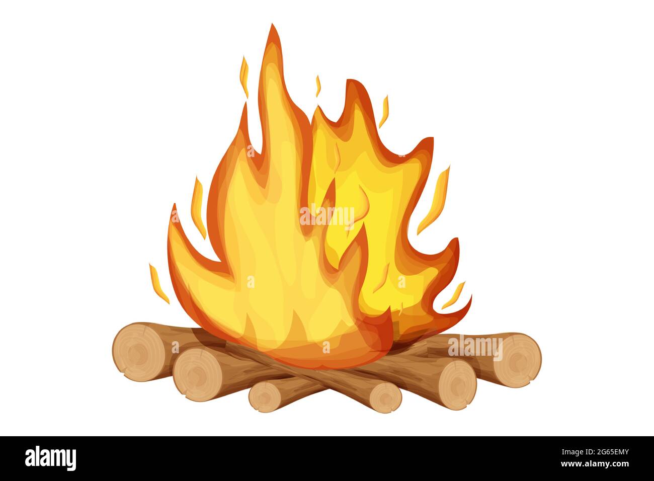 Bonfire burning on beach Cut Out Stock Images & Pictures - Alamy