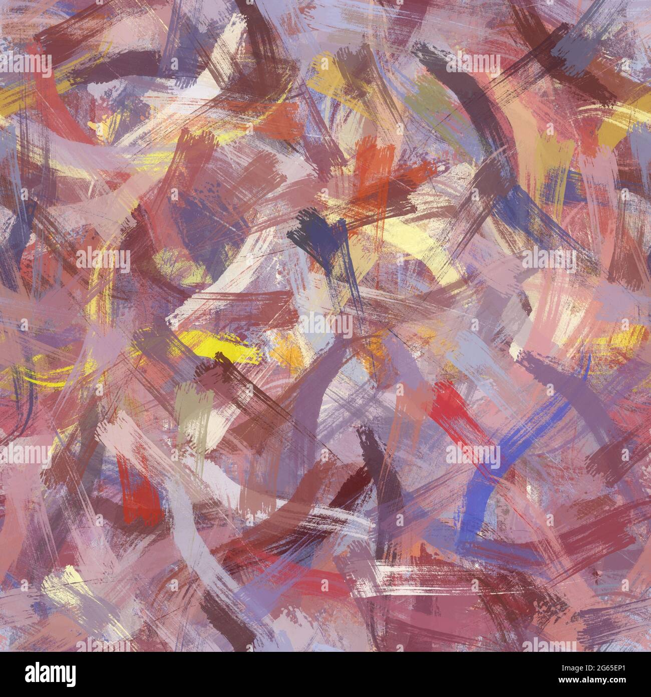 Seamless random faux digital paint stroke pattern print Stock Photo - Alamy