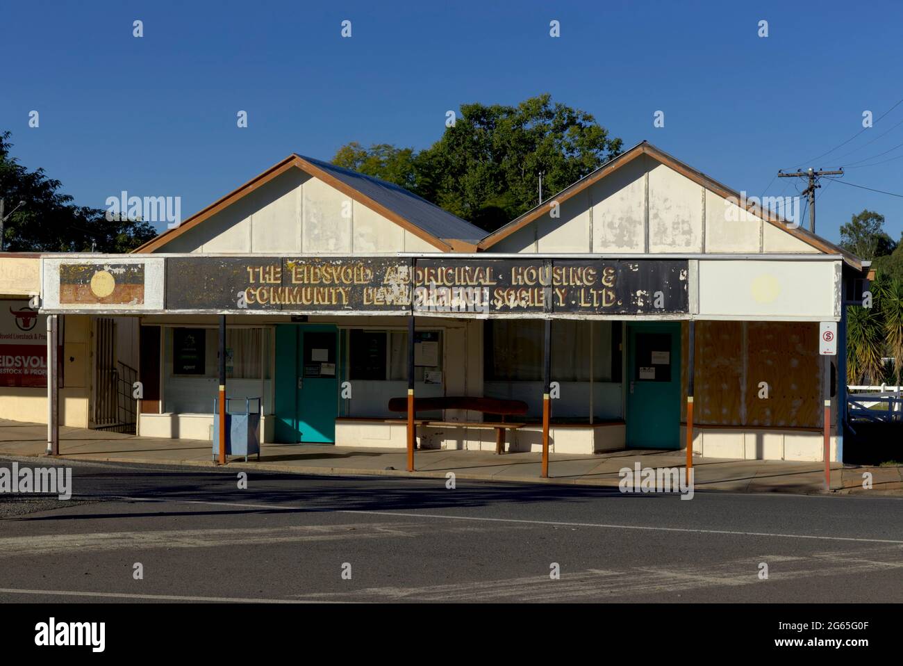 Historic streetscape of Eidsvold North Burnett Region Queensland ...