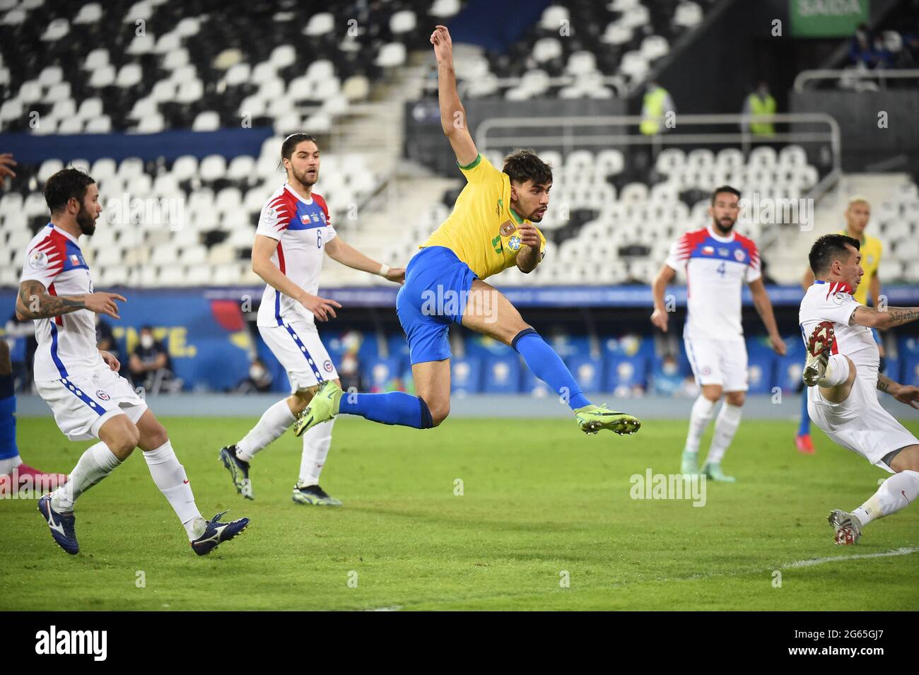 Brazil v Chile, Copa America, Quater Final, Football match, Estadio ...