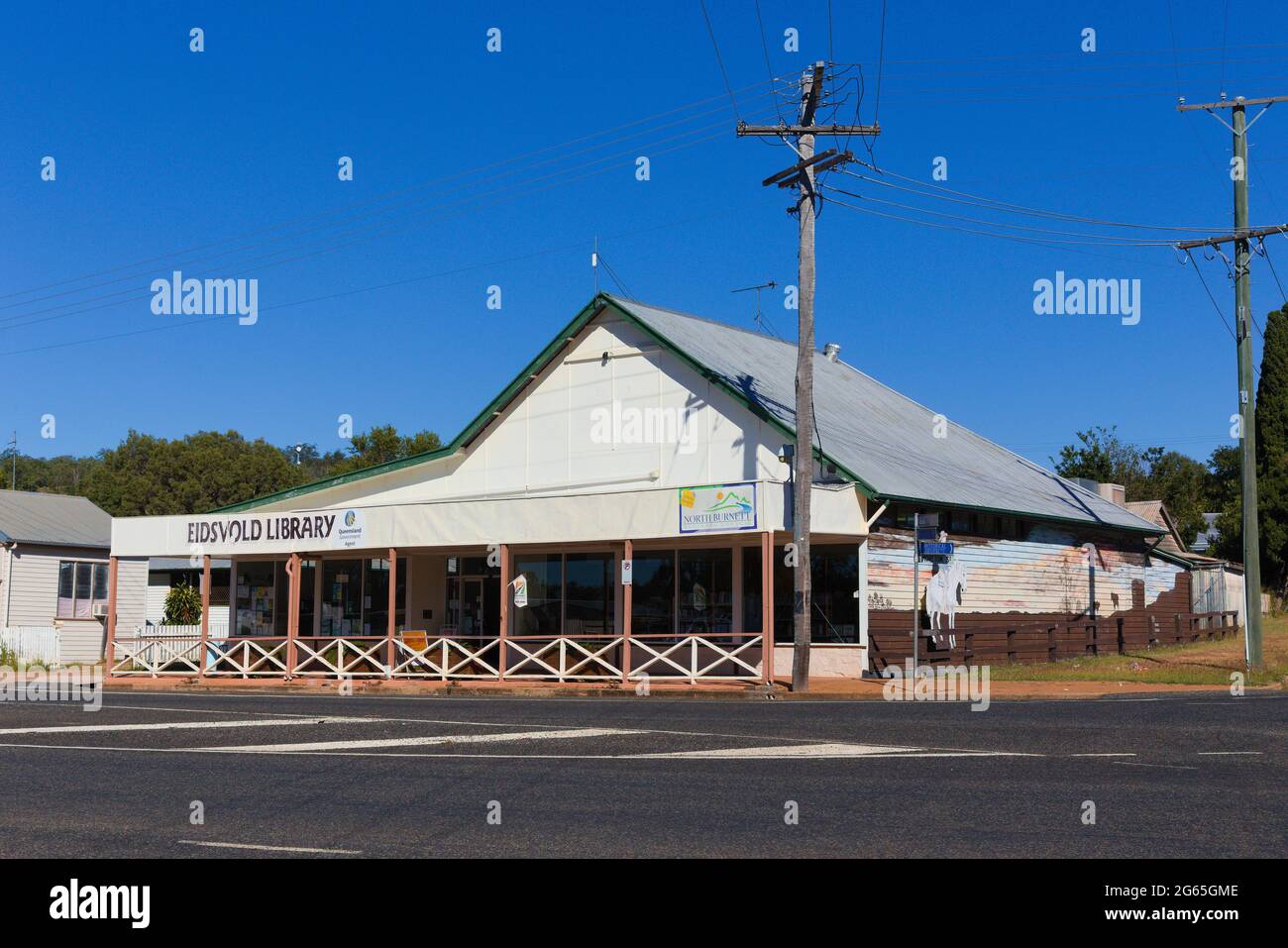Public Library Eidsvold North Burnett Region Queensland Australia Stock ...