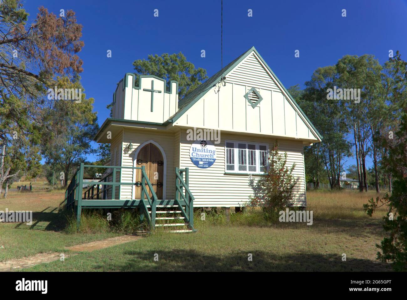 Uniting Church Eidsvold North Burnett Region Queensland Australia Stock ...