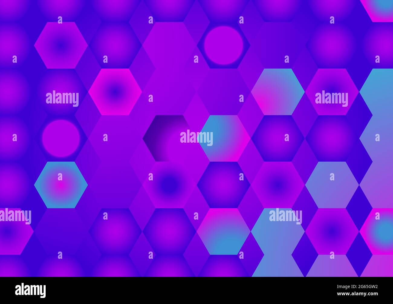 Gradient hexagon hi-res stock photography and images - Alamy