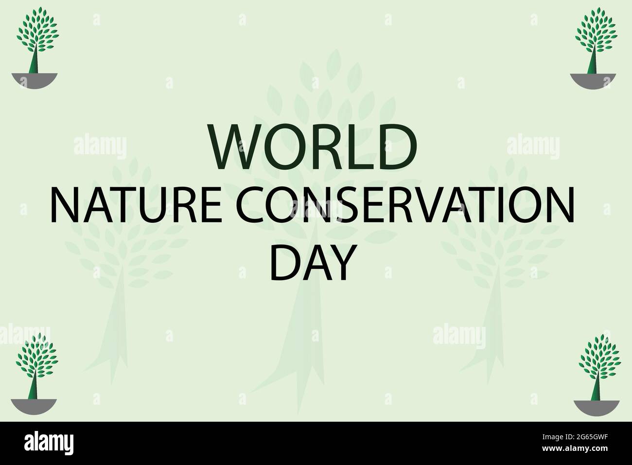 world nature conservation day vector design Stock Vector Image & Art ...