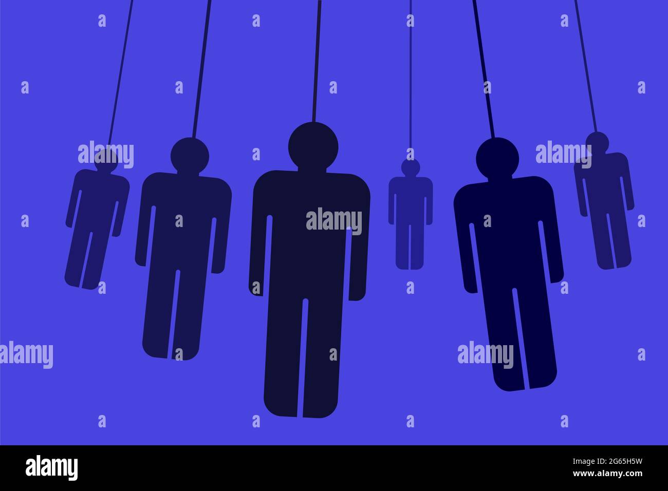 Group of prisoners Stock Vector Images - Alamy