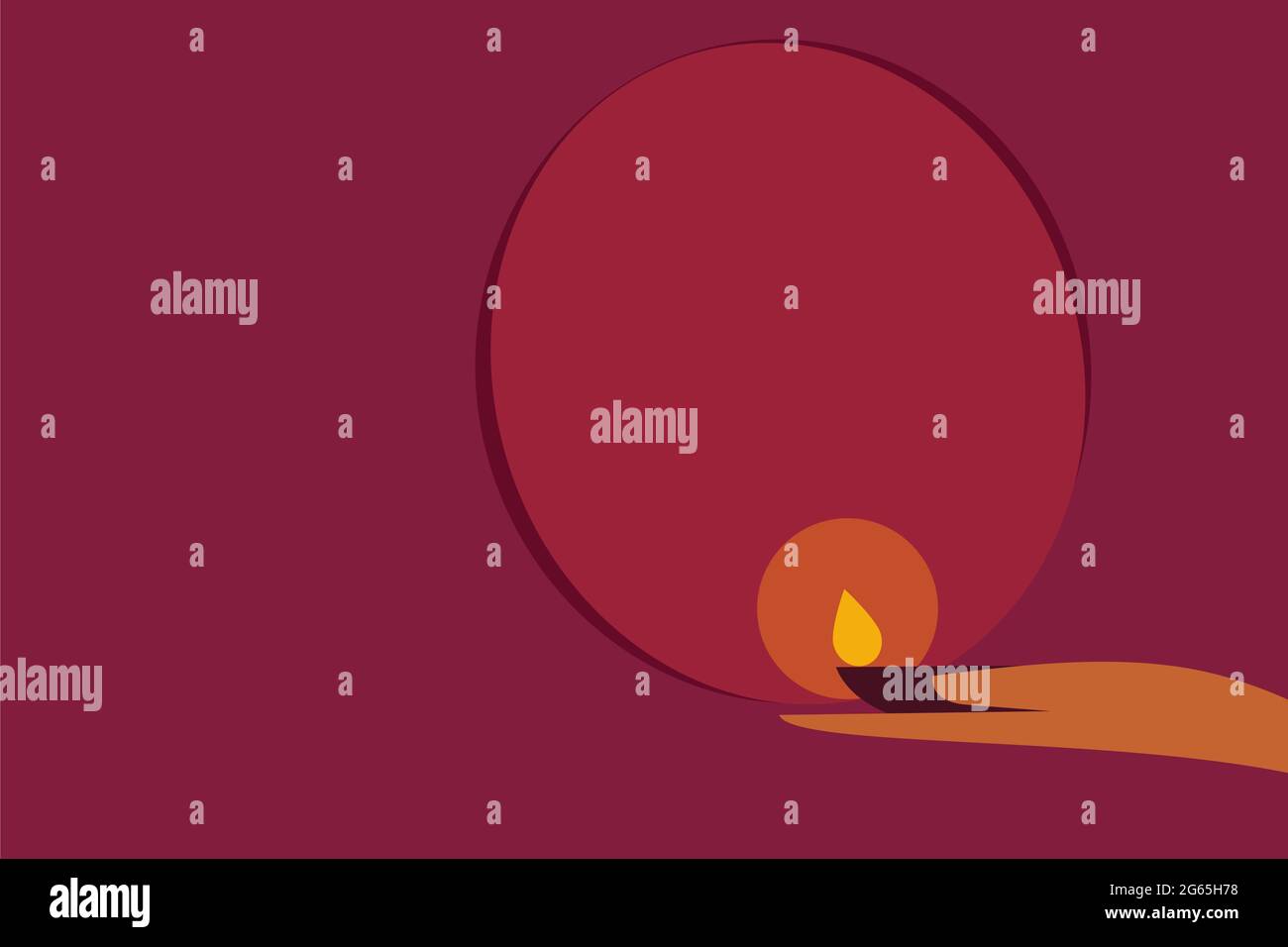 Diya oil lamp on Stock Vector Images - Alamy