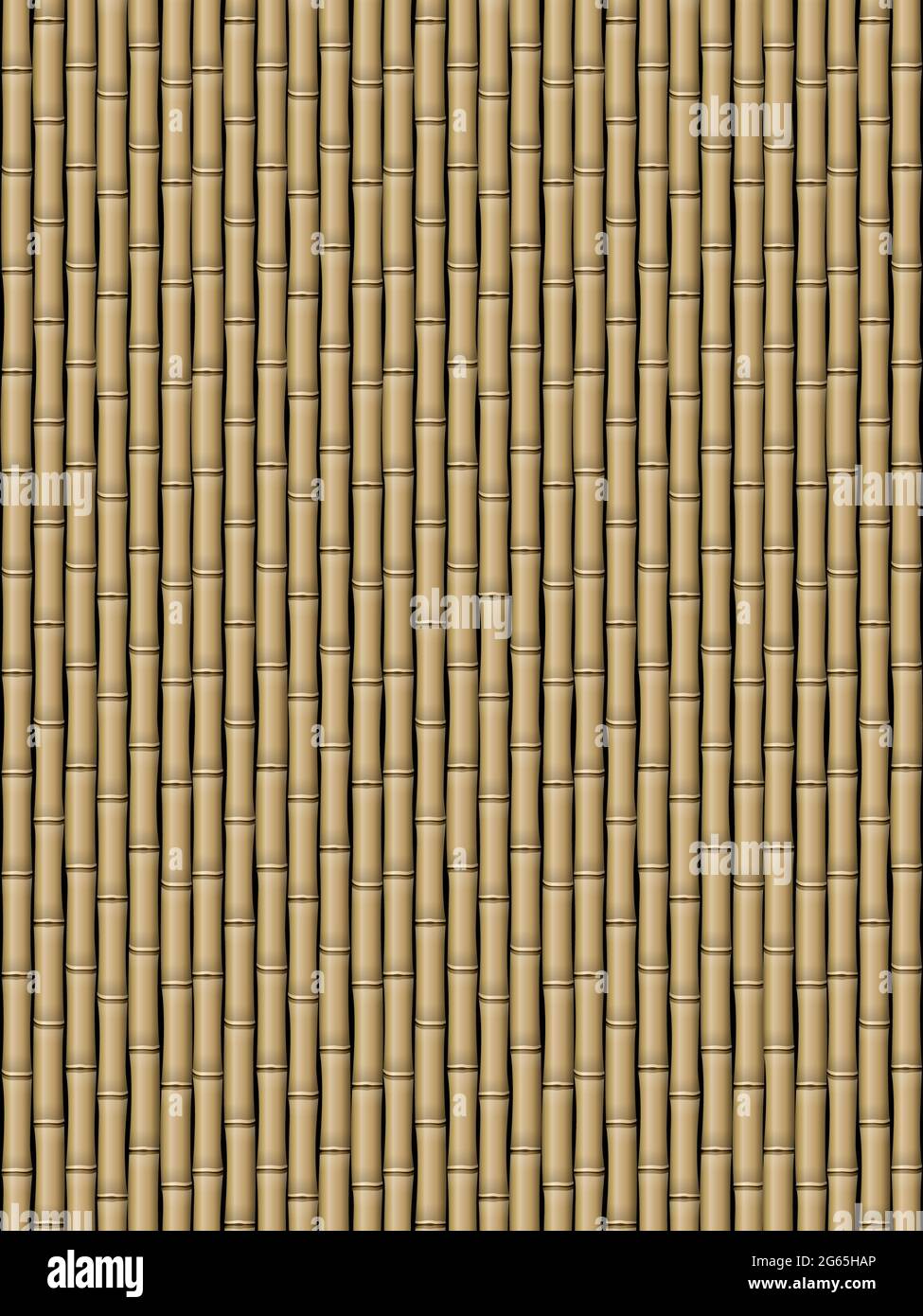 Brown bamboo stick pattern background. Vector illustration Stock Photo ...