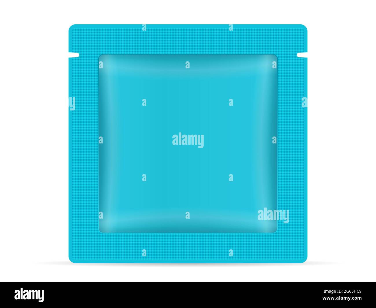 Sachet on a white background. Vector illustration Stock Photo - Alamy