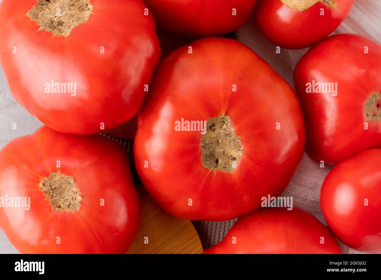 fresh unsightly and ugly home grown tomatoes from the garden at the ...