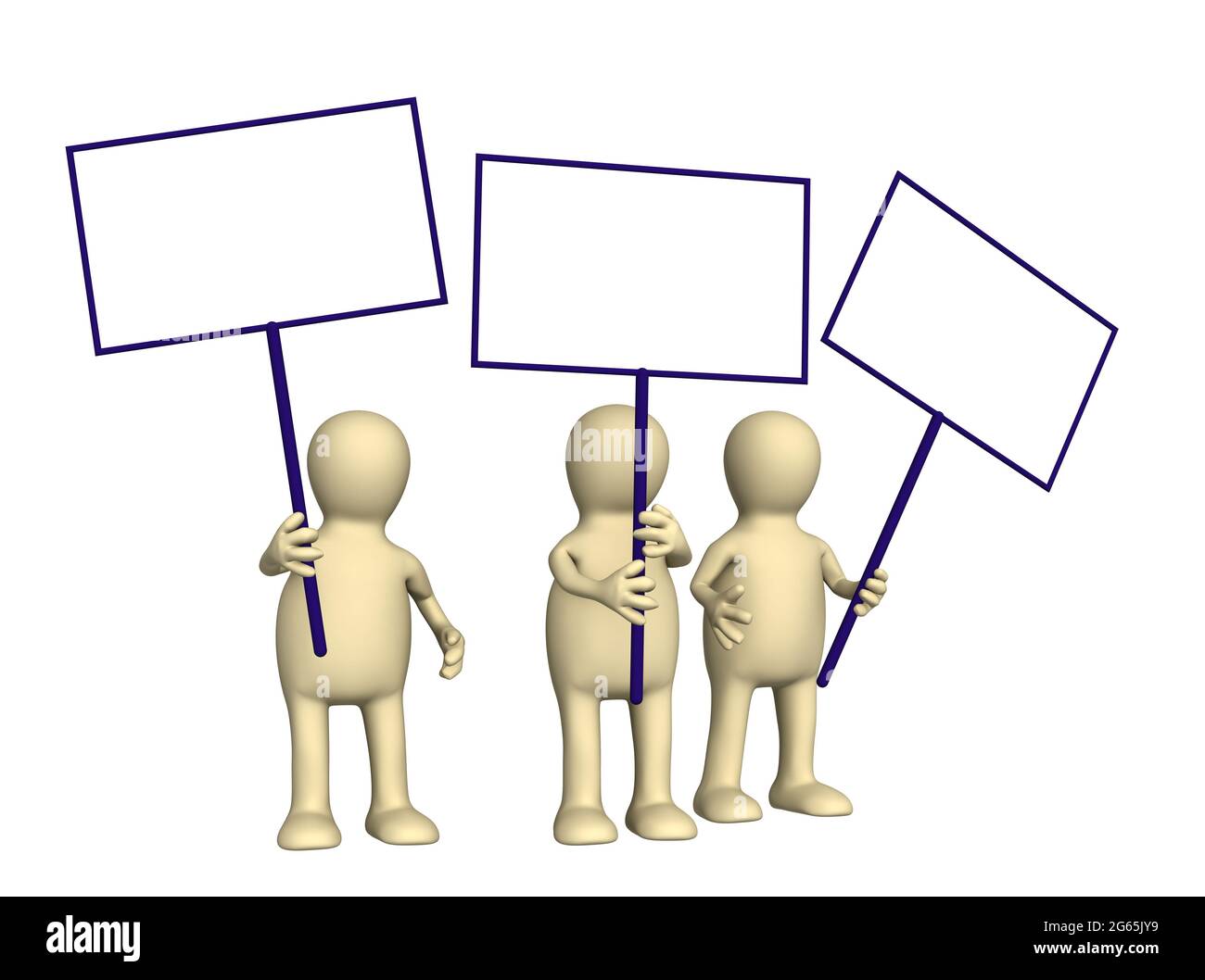 Political cartoon banner protest Cut Out Stock Images & Pictures - Alamy