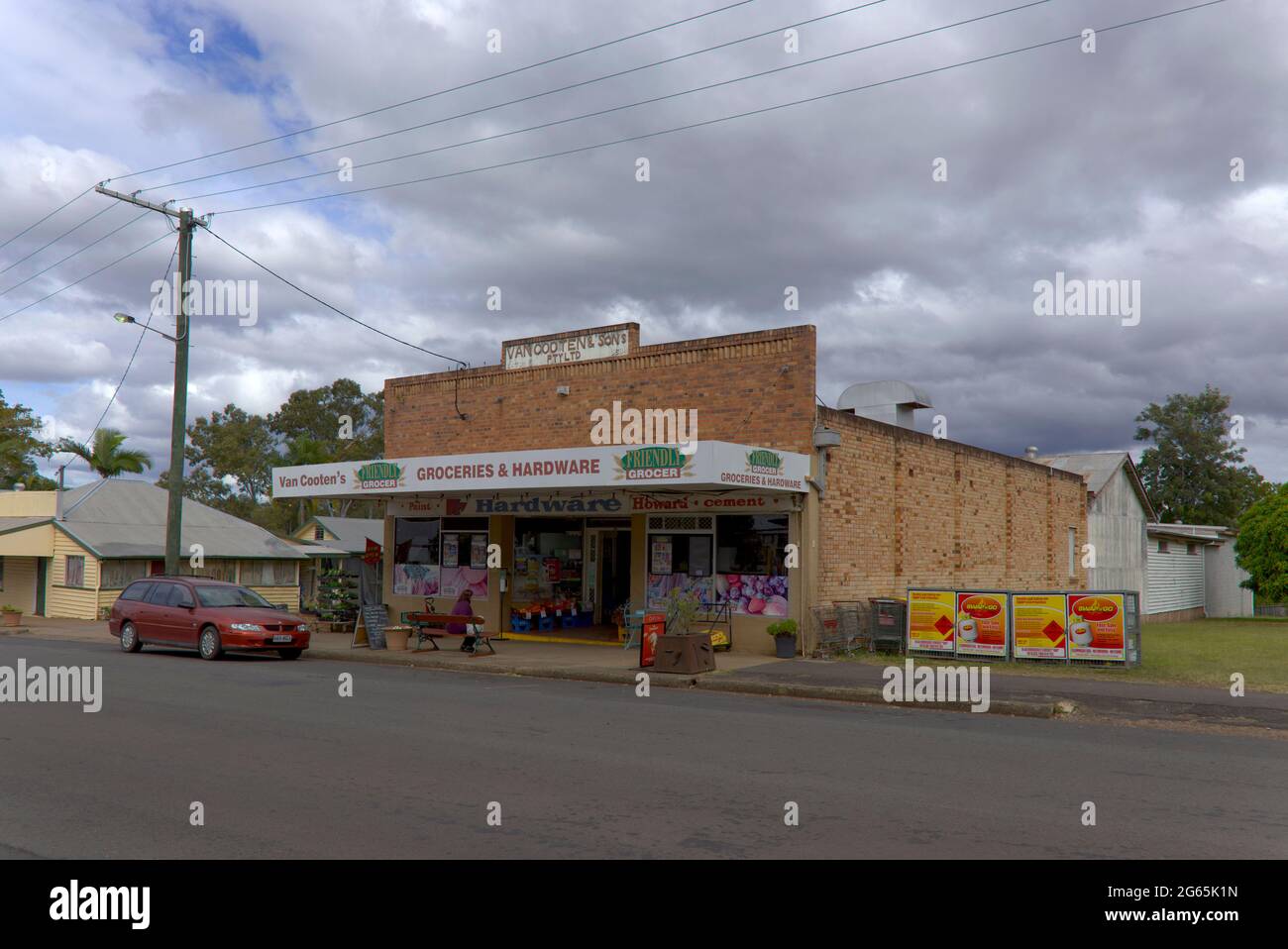 Combination of buildings which form the general store at Howard ...