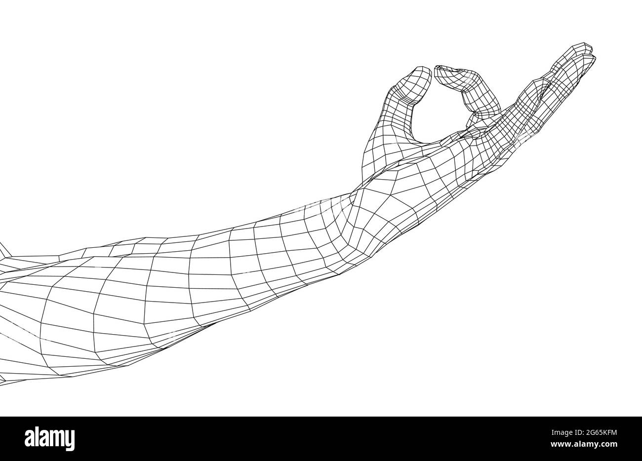 Hand OK sign. Vector Stock Vector Image & Art - Alamy