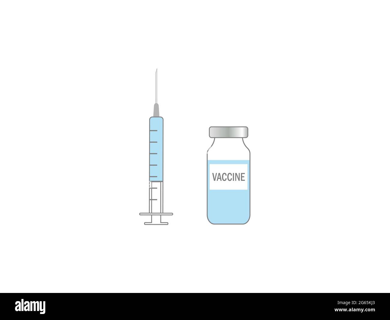 Vaccination, injection, inoculation icon. Vector illustration. flat ...
