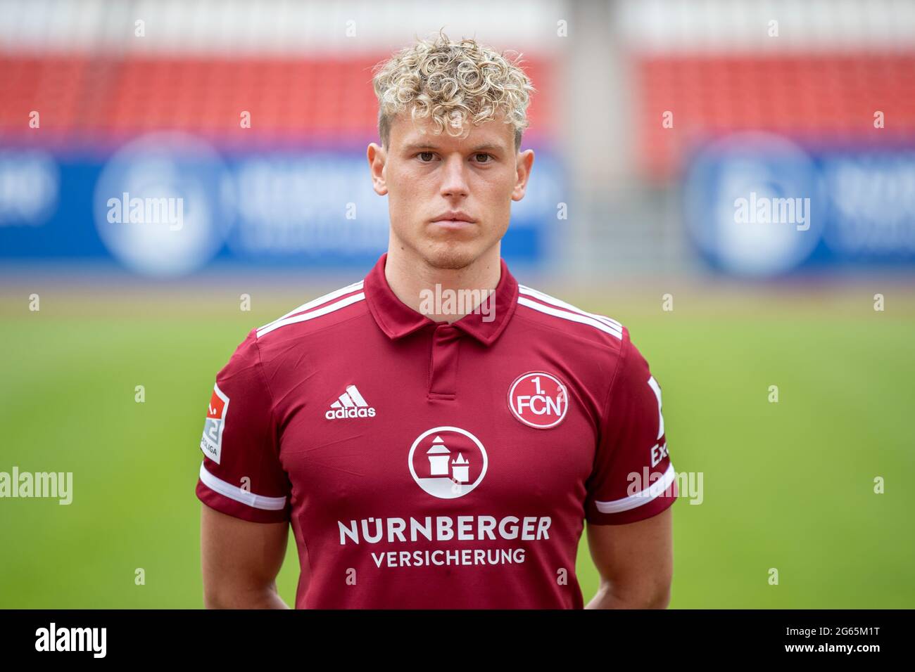 01 July 2021, Bavaria, Nuremberg: Football: 2. Bundesliga, photo ...