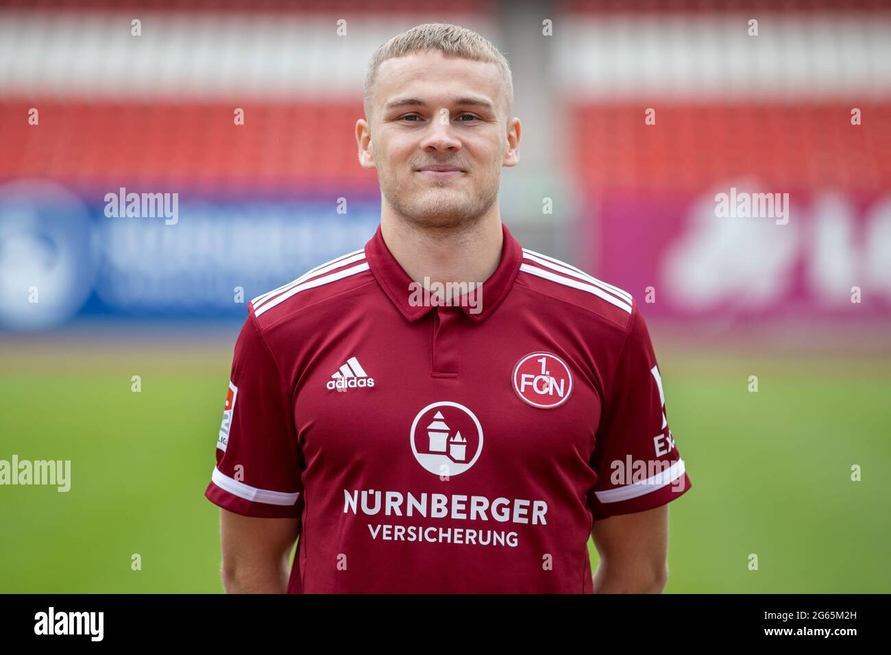 01 July 2021, Bavaria, Nuremberg: Football: 2. Bundesliga, photo ...