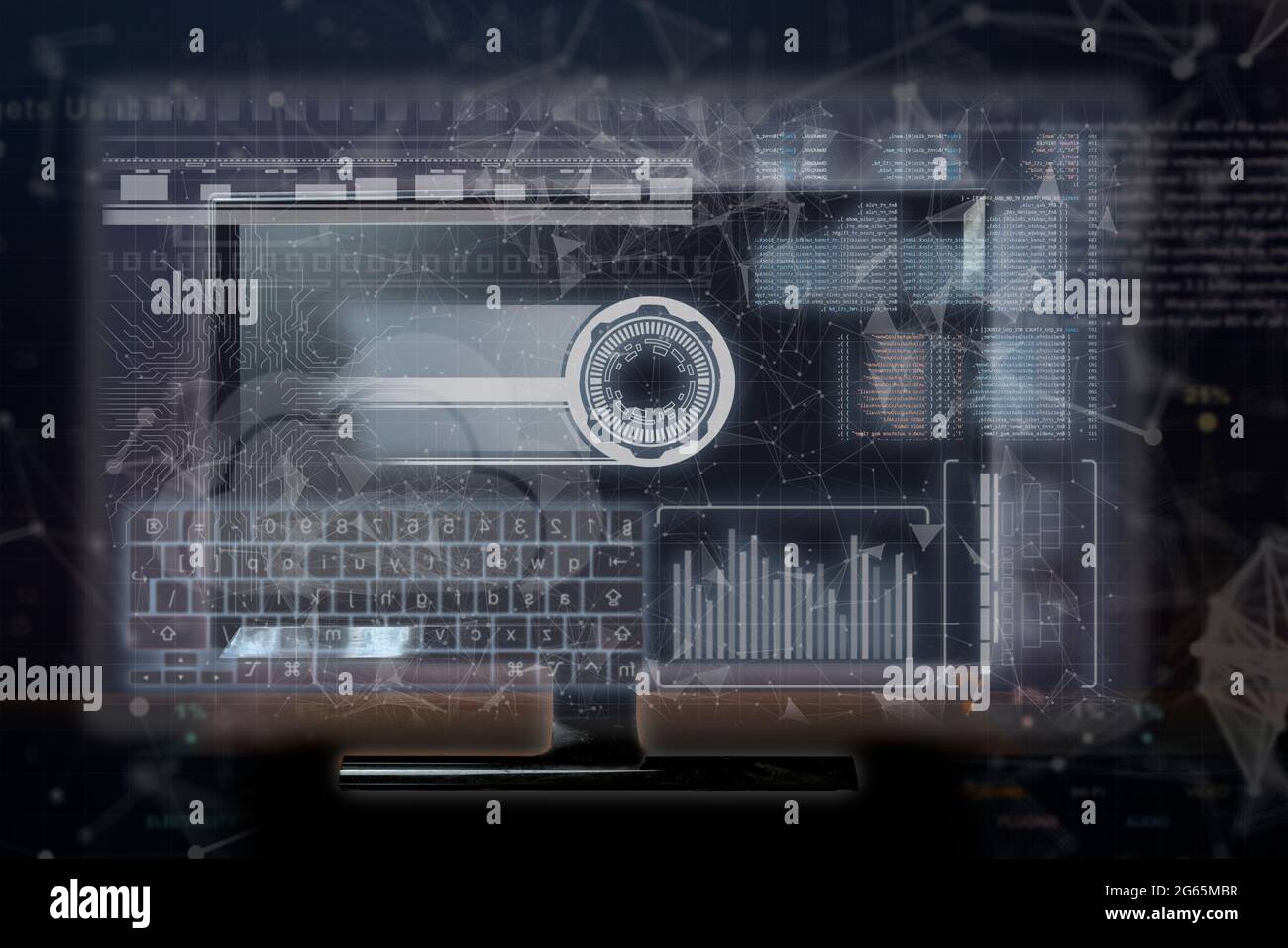 Futuristic hud video digital technology hi-res stock photography and ...