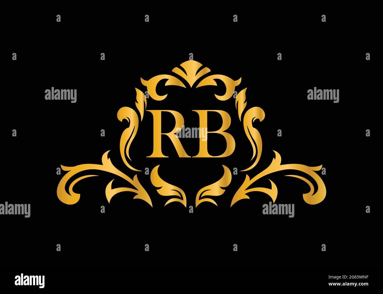 Monogram rb hi-res stock photography and images - Alamy
