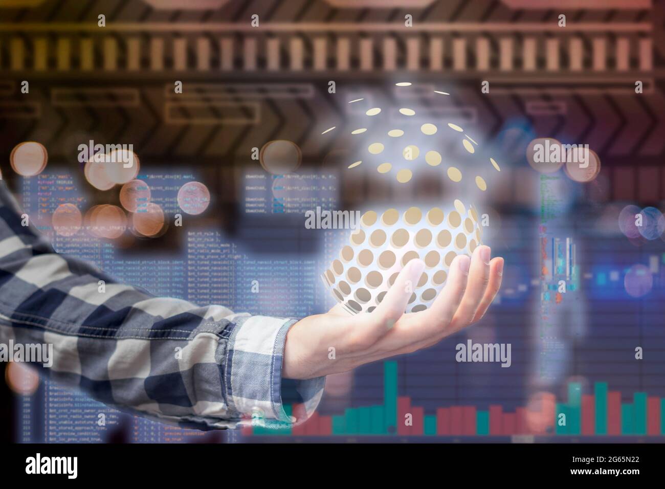 Man introducing computer technology hi-res stock photography and images ...