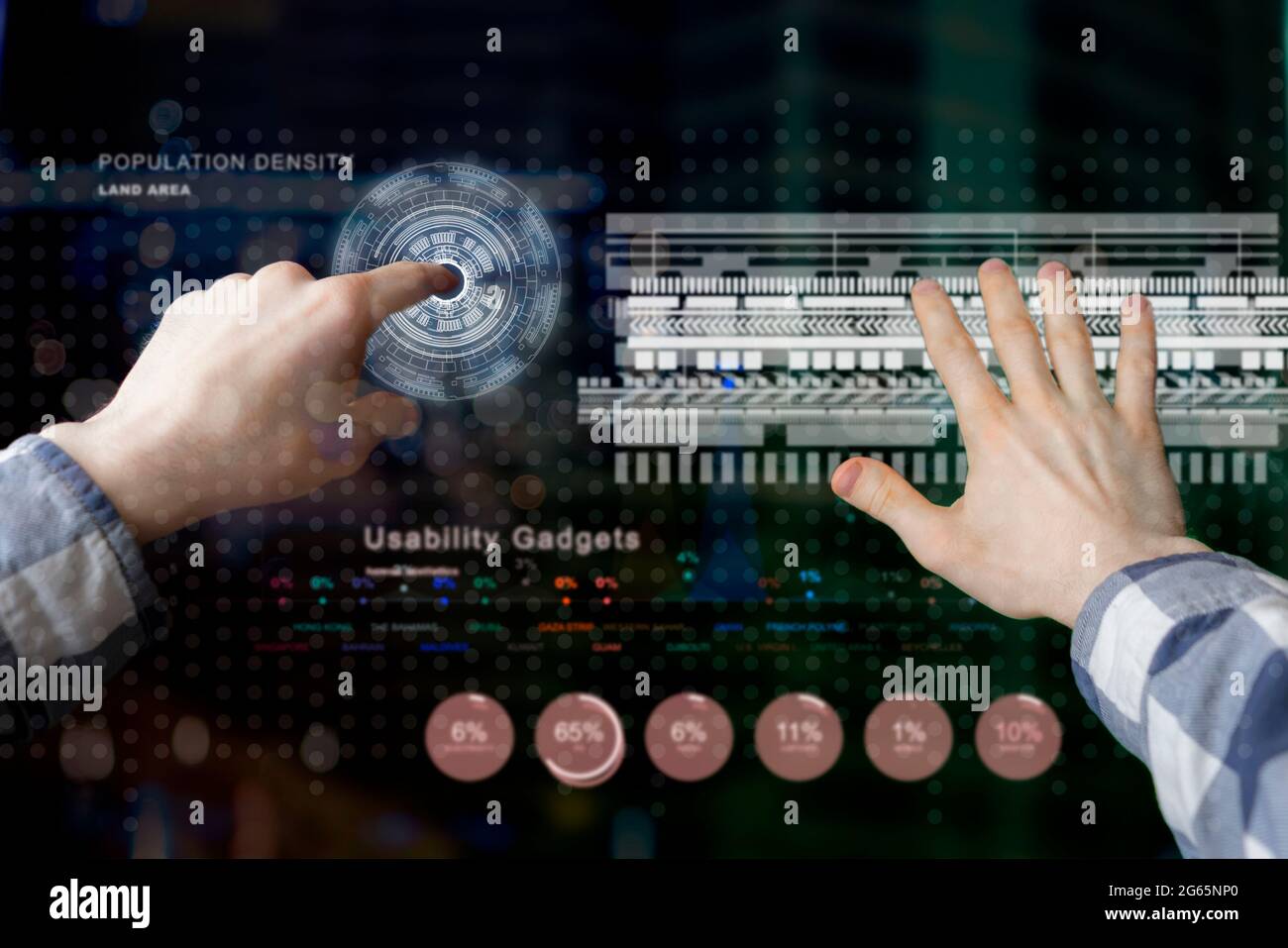 3d hologram projection hi-res stock photography and images - Alamy