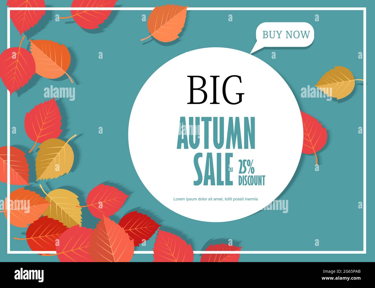 Autumn sale background template. Layouts for shopping sale or promo ...