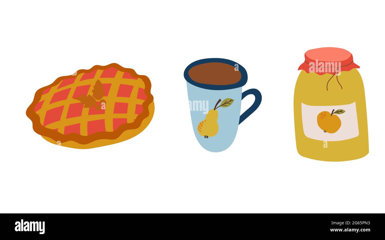 Cup strawberry tea Stock Vector Images - Alamy