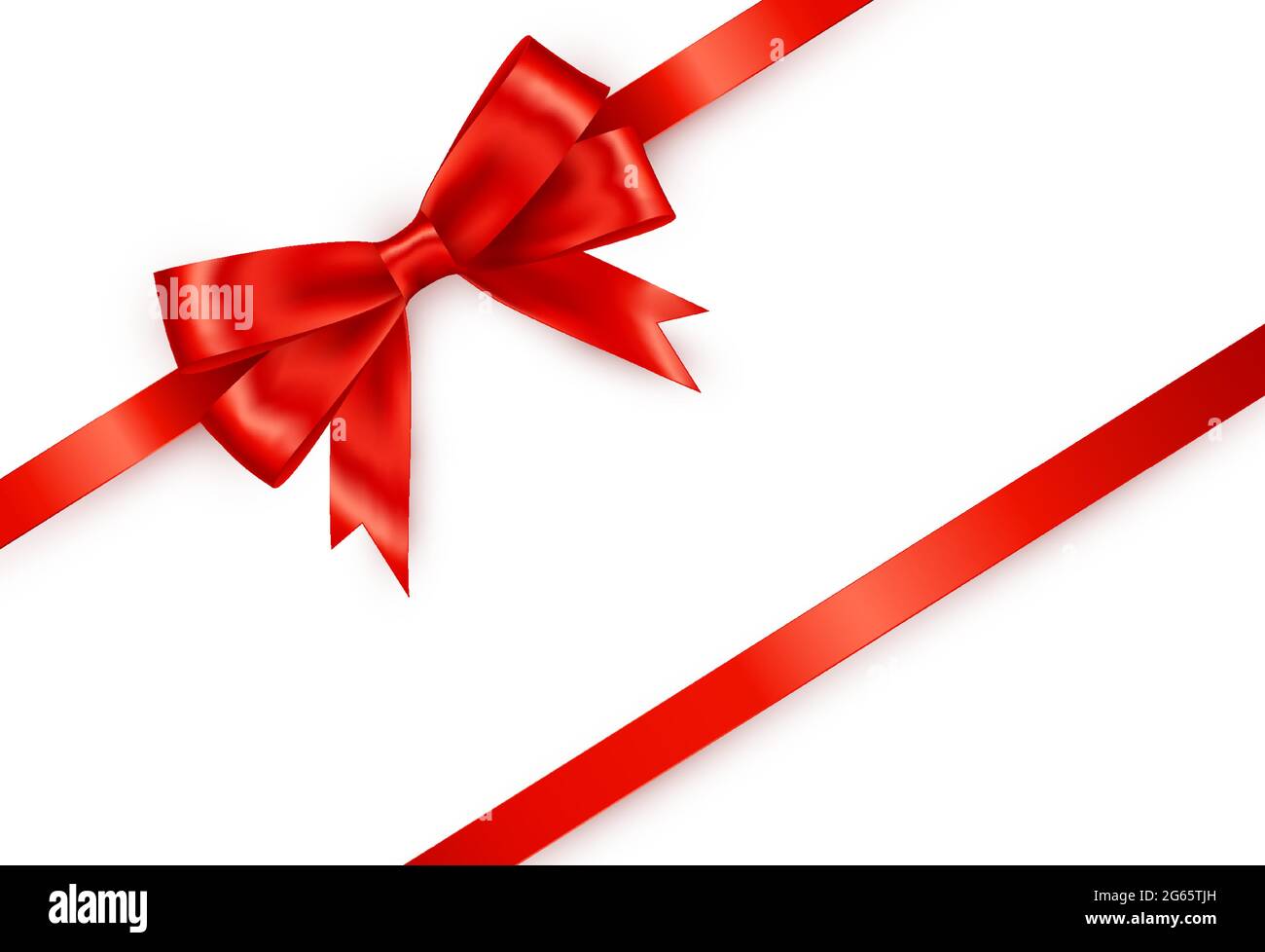 Shiny color satin ribbon on white background Stock Vector Image & Art ...