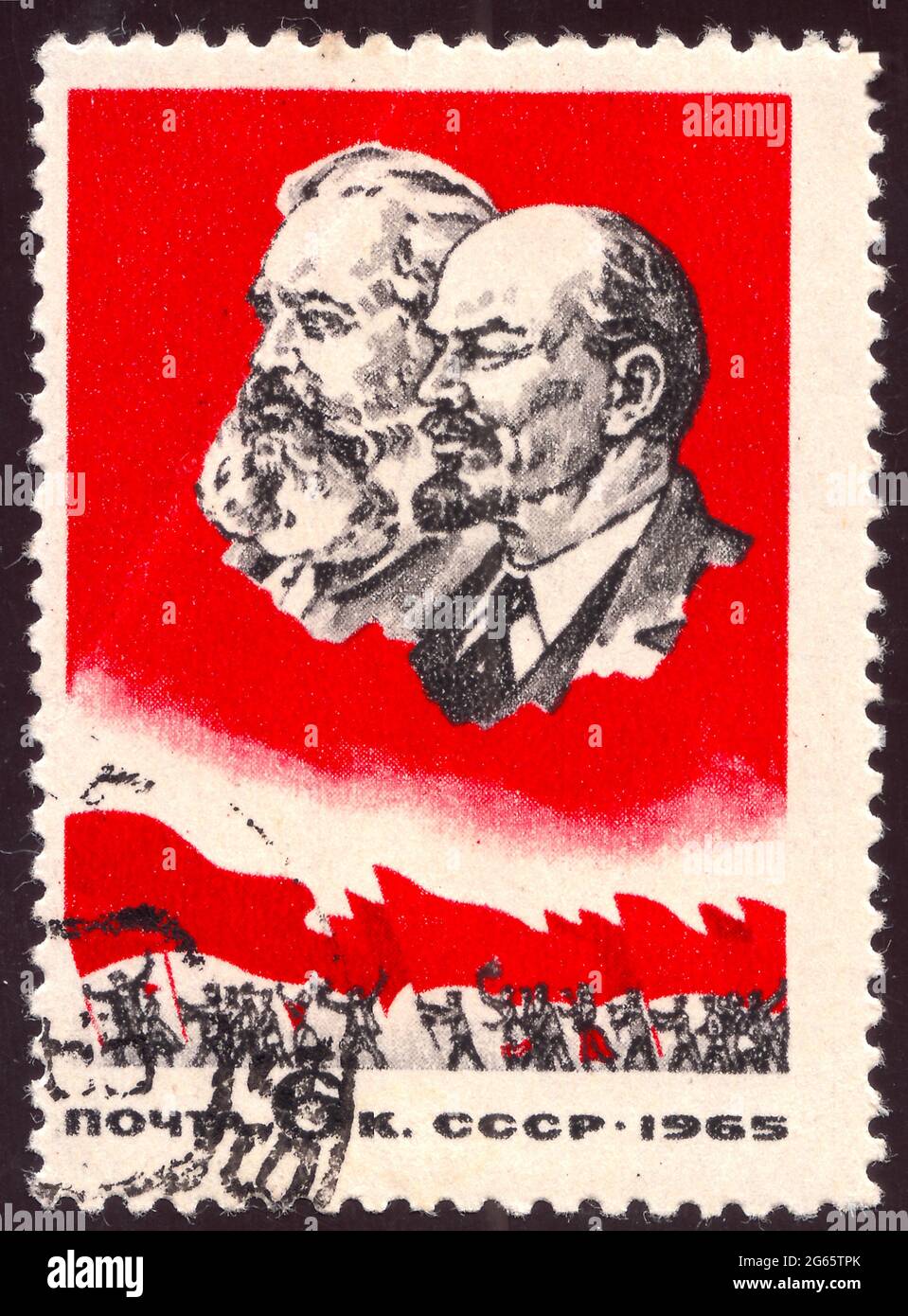Soviet Union - CIRCA 1965: Postage stamp printed in the Sovit Union ...