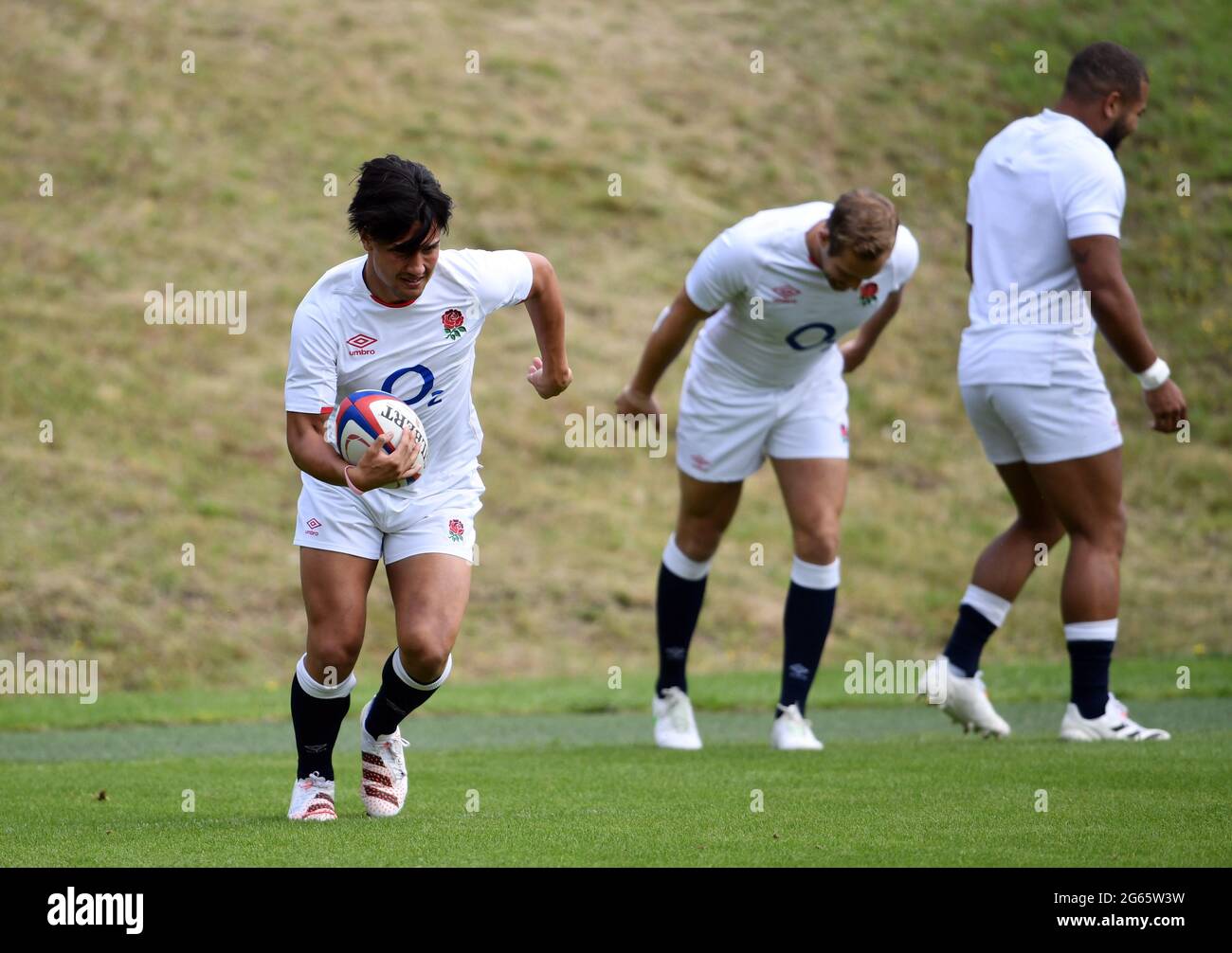 England's Marcus Smith during a training session at Pennyhill Park ...