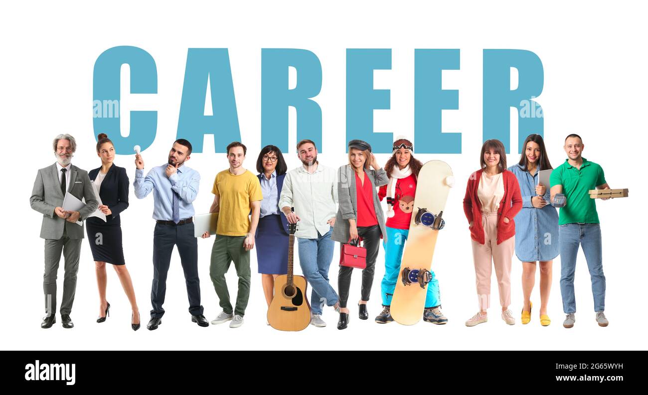 Career growth job interview Cut Out Stock Images & Pictures - Alamy