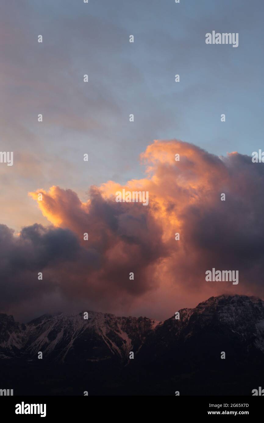 A close up of clouds in the sky Stock Photo - Alamy
