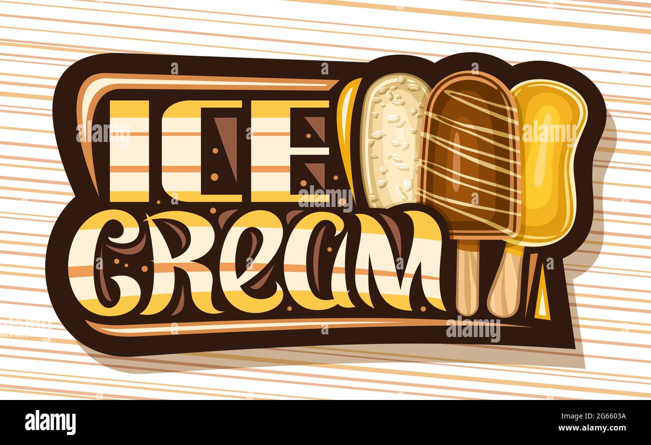Ice Cream Signage High Resolution Stock Photography and Images - Alamy