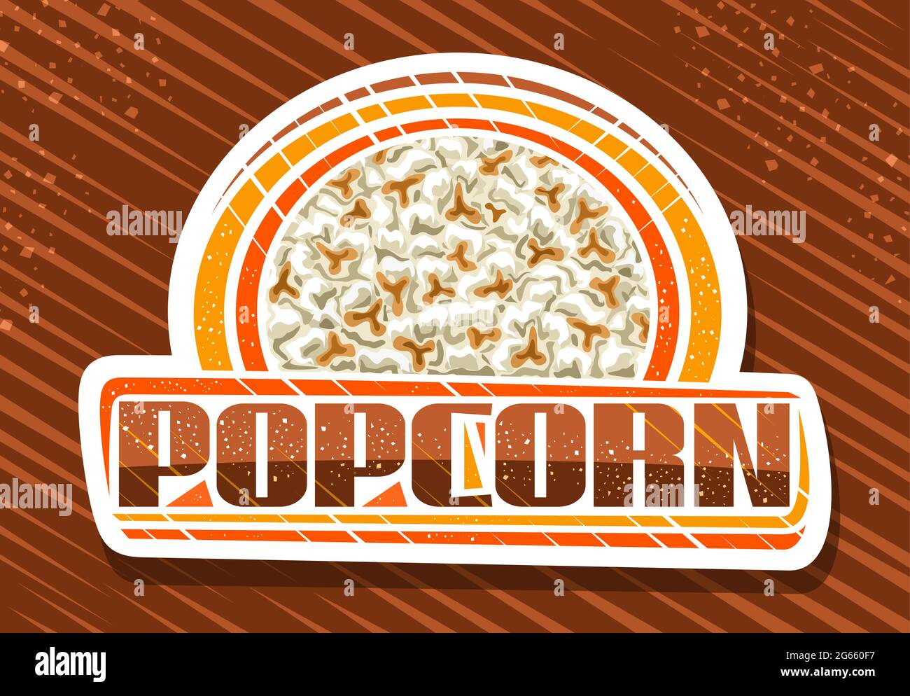 Vintage Popcorn Logo