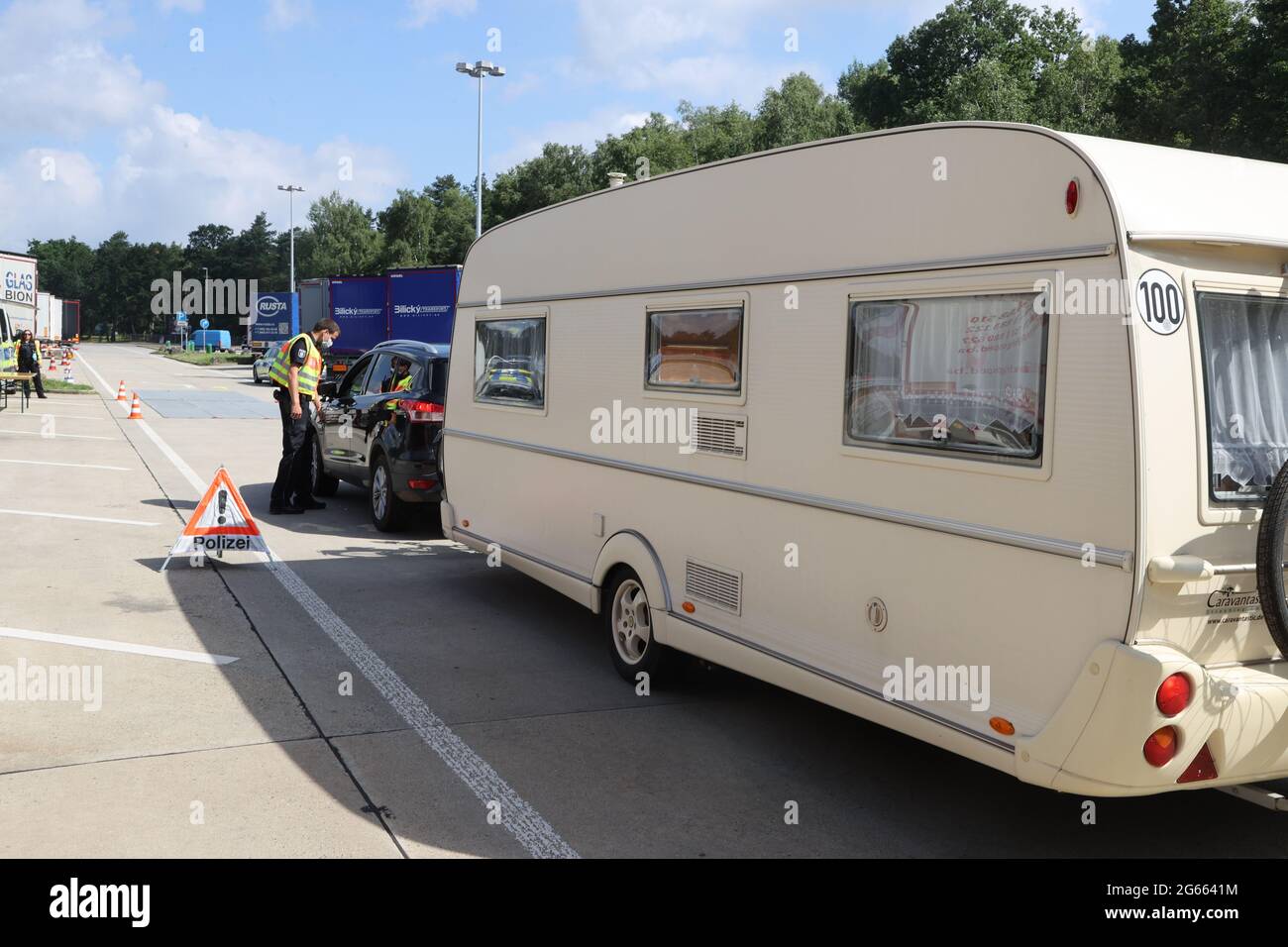 Caravan control hi-res stock photography and images - Alamy