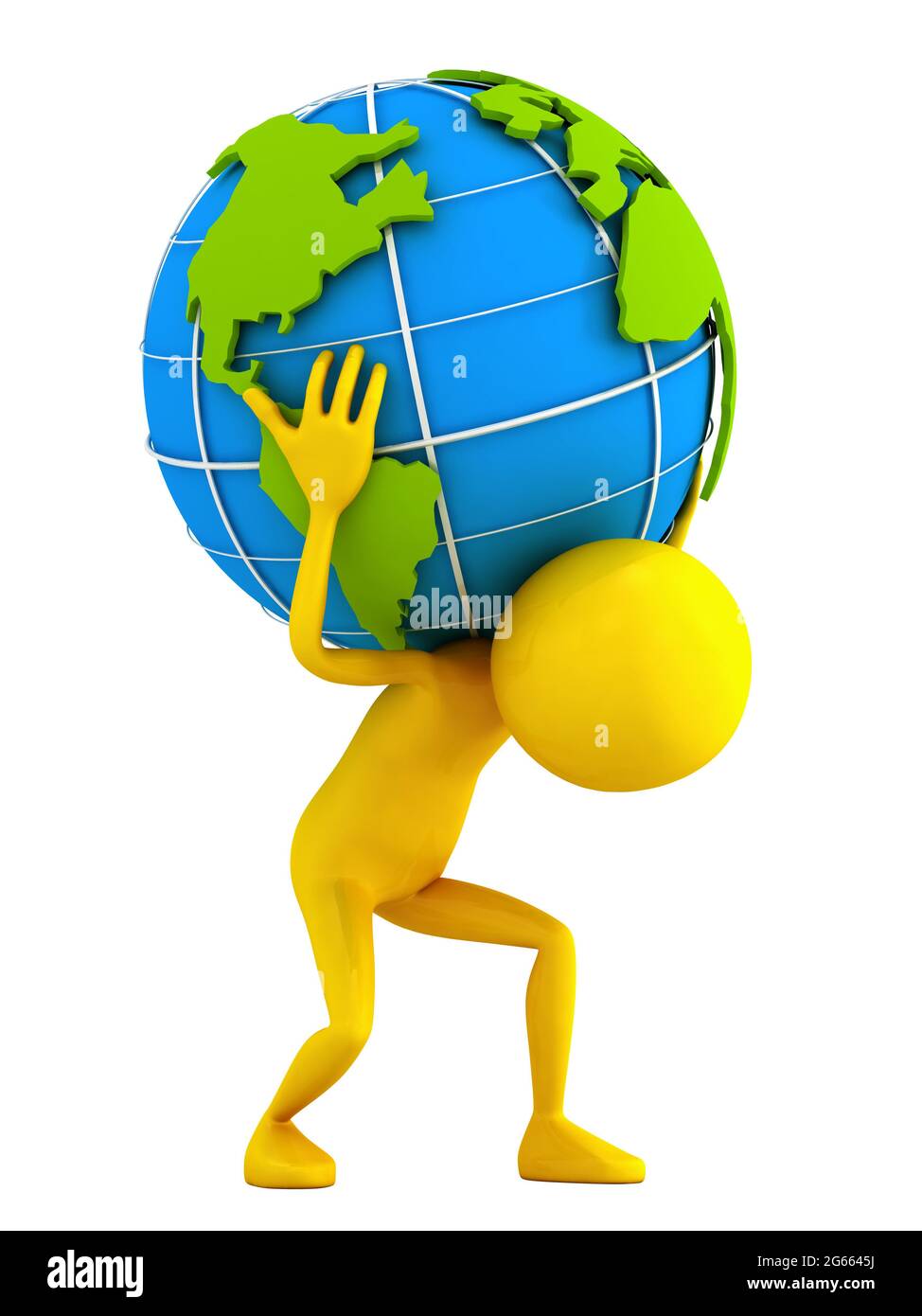 Person with globe hi-res stock photography and images - Alamy