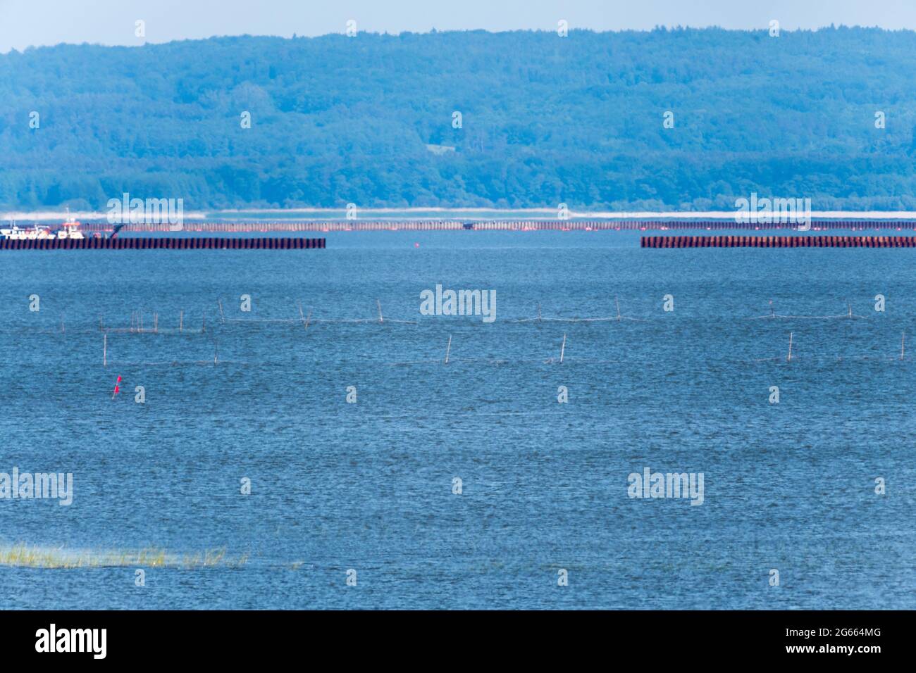 Aestian Island, artificial island under construction on Vistula Lagoon ...
