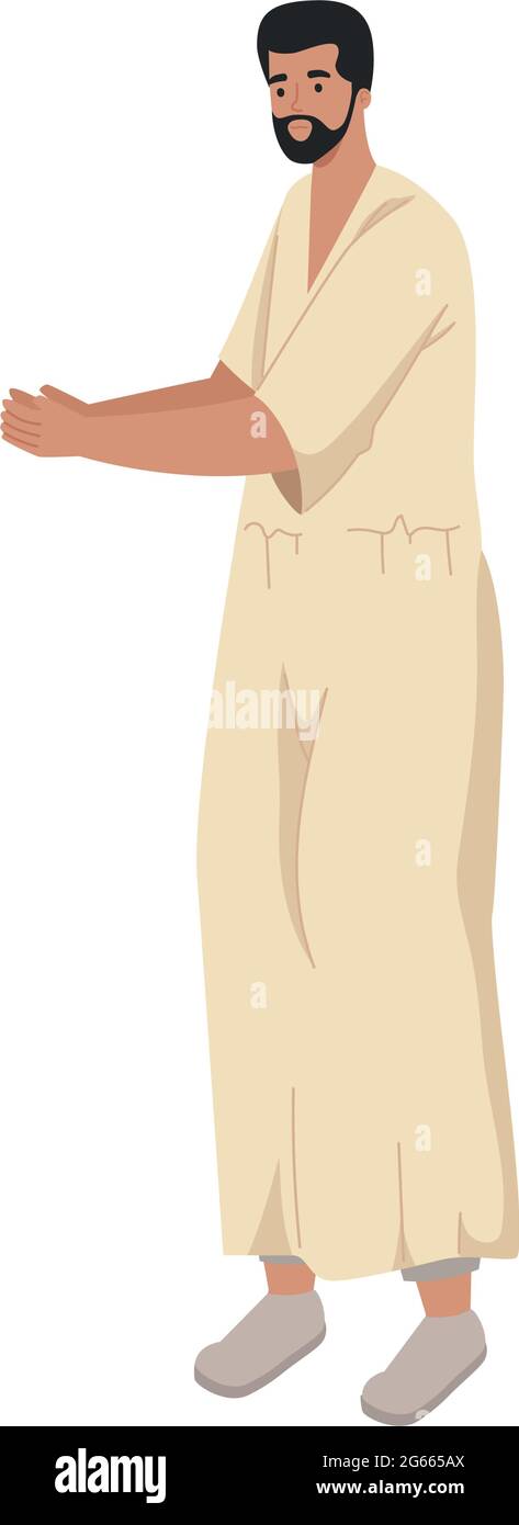 Muslim man cartoon Stock Vector Image & Art - Alamy