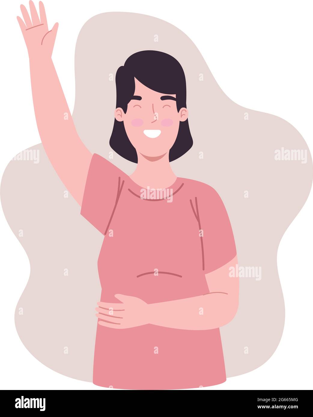 August woman Stock Vector Images - Alamy