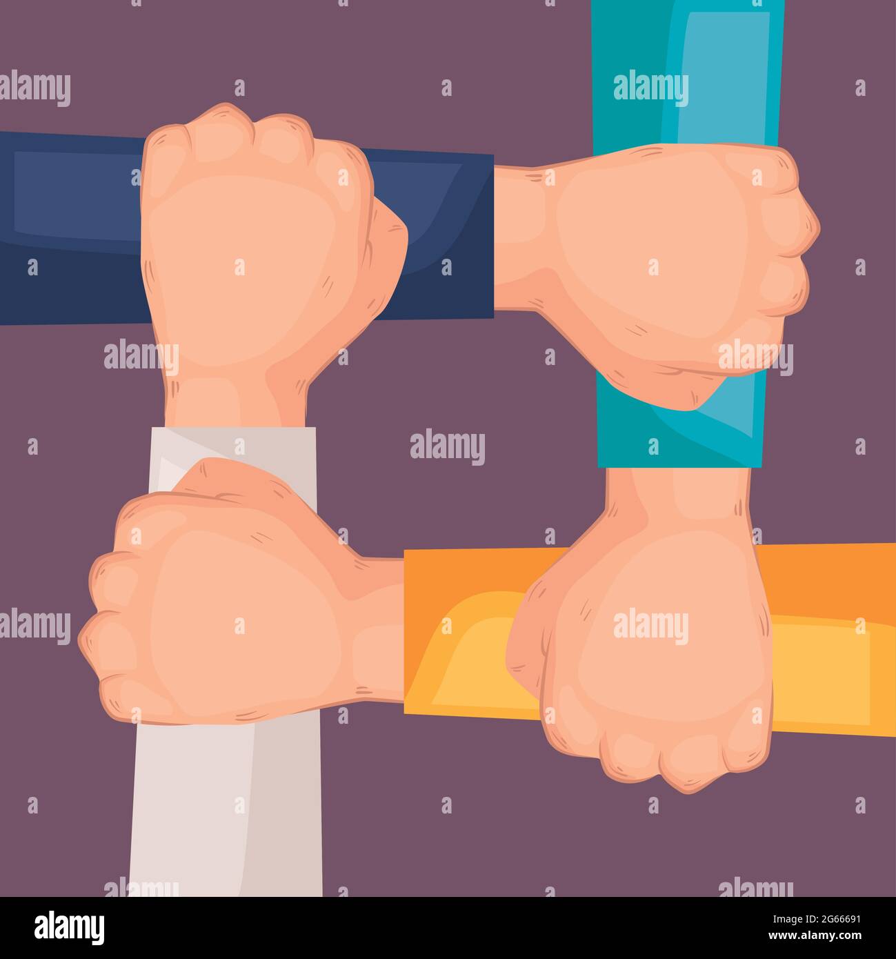 left hands holding each other Stock Vector Image & Art - Alamy