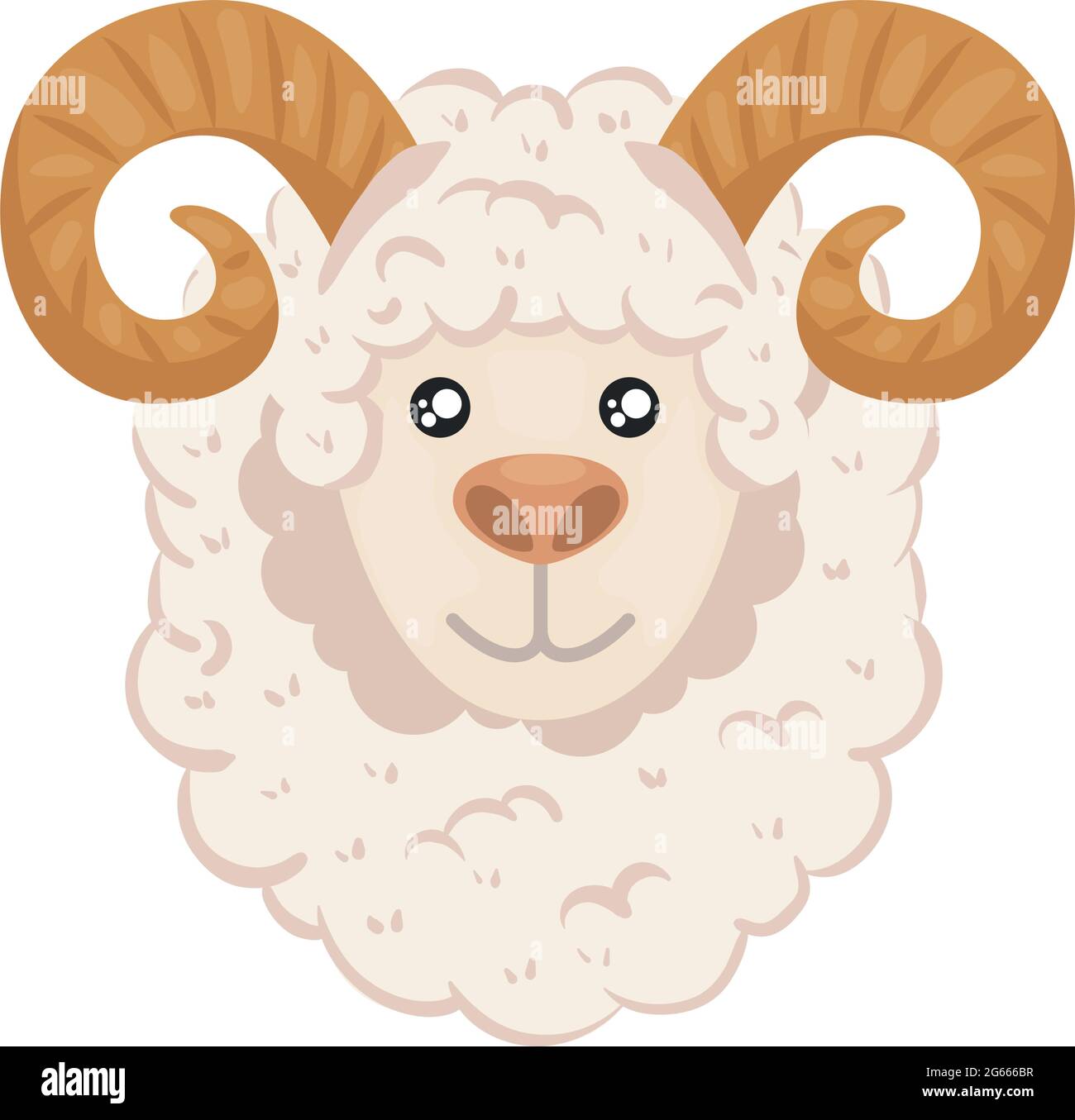 Cute sheep cartoon Stock Vector Image & Art - Alamy