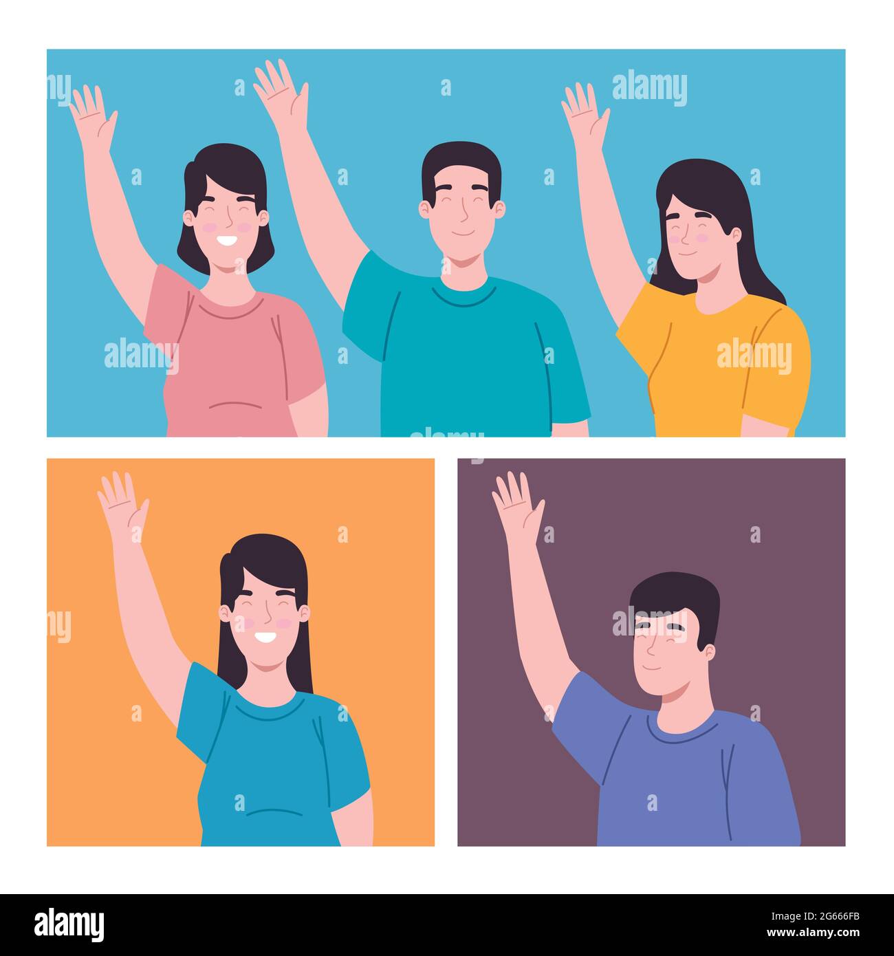 Women left hand Stock Vector Images - Alamy