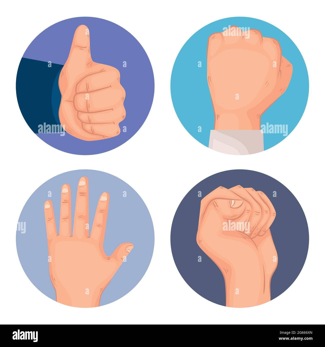 Human hands icon collection Stock Vector Image & Art - Alamy