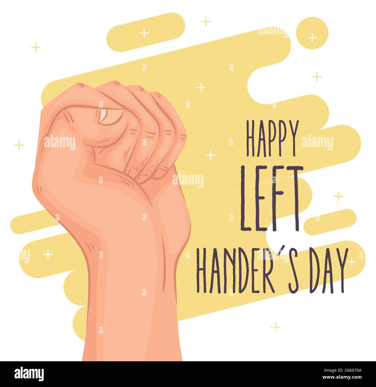 Happy left handers day hi-res stock photography and images - Alamy