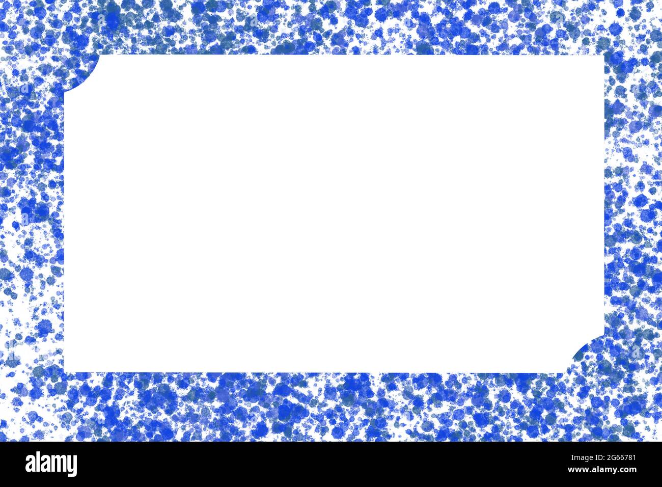 A Rectangle Border with Splatter Texture Stock Photo - Alamy