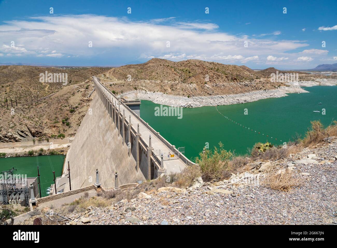 Truth or Consequences, New Mexico - The Elephant Butte dam and ...