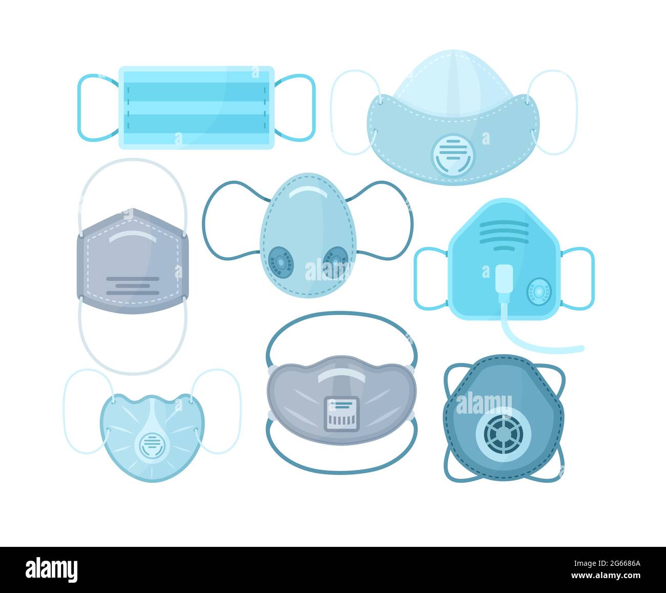 Pollution mask hospital protection Stock Vector Images - Alamy