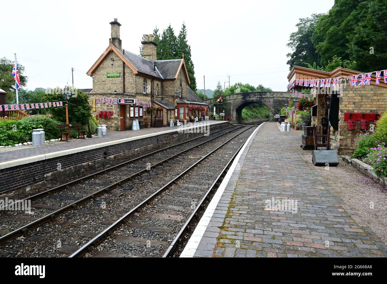 Arley station on the Severn valley railway Stock Photo - Alamy