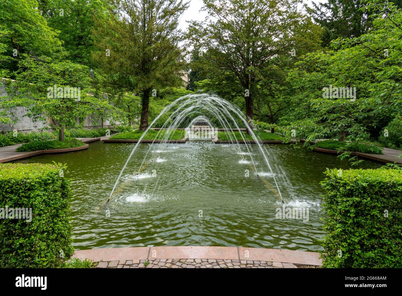 Schloss Landsberg, near Essen-Kettwig, seat of the Thyssen Foundation ...