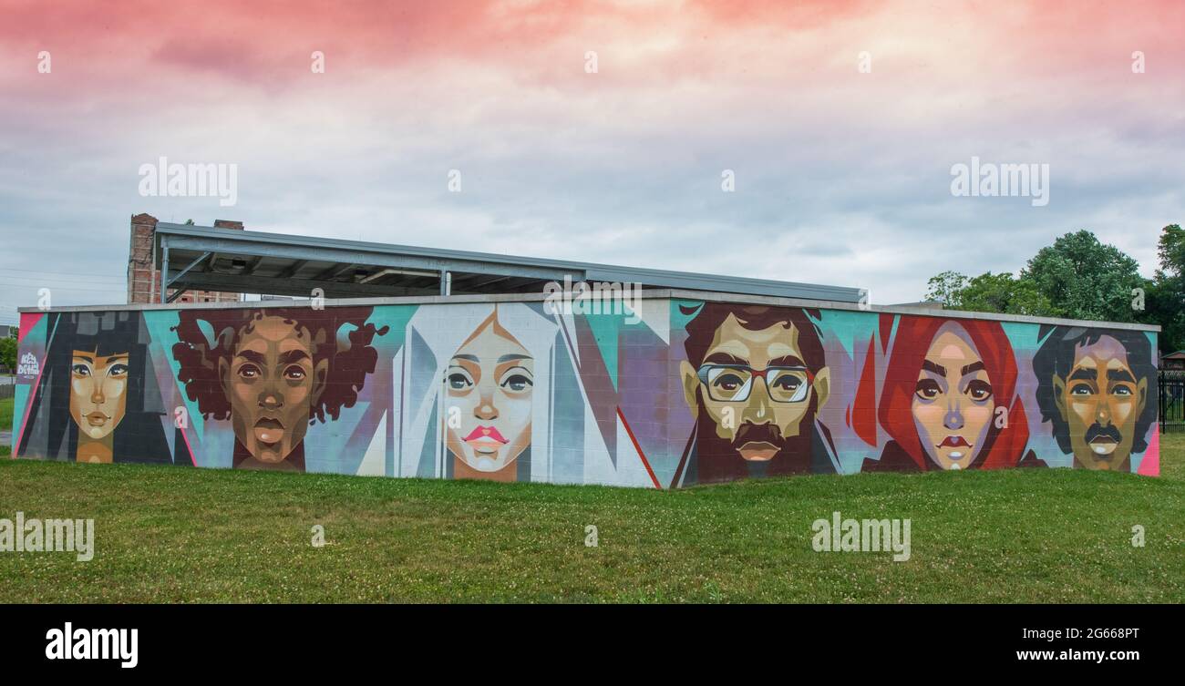 Louisville, KY Mural Stock Photo - Alamy