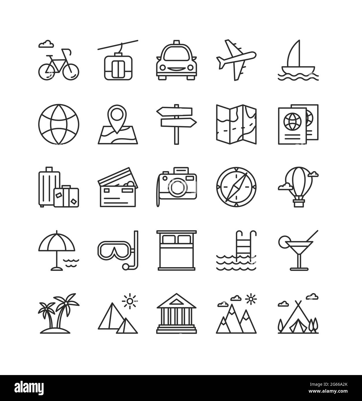 Traveling icon hi-res stock photography and images - Alamy