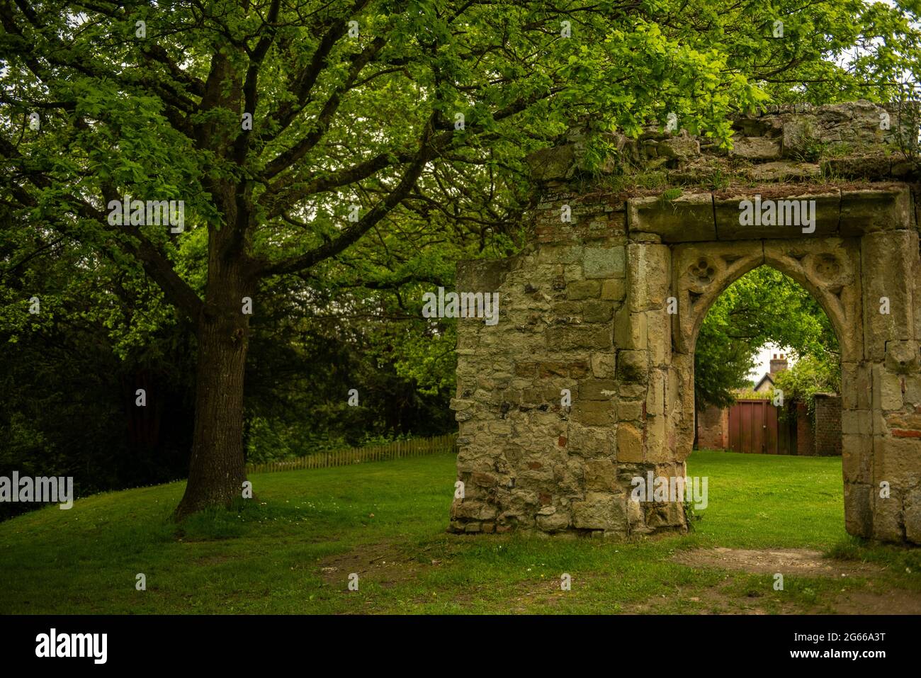 Wallingford Castle Gardens Stock Photo - Alamy